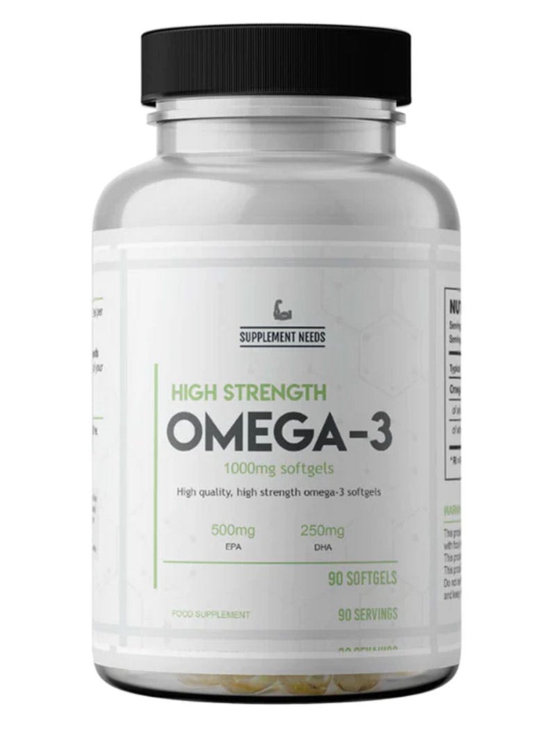 Supplement Needs High Strength Omega 3 x 90 Softgels